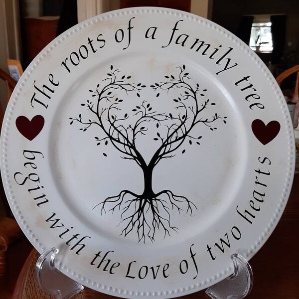 Family Tree Plate - Etsy