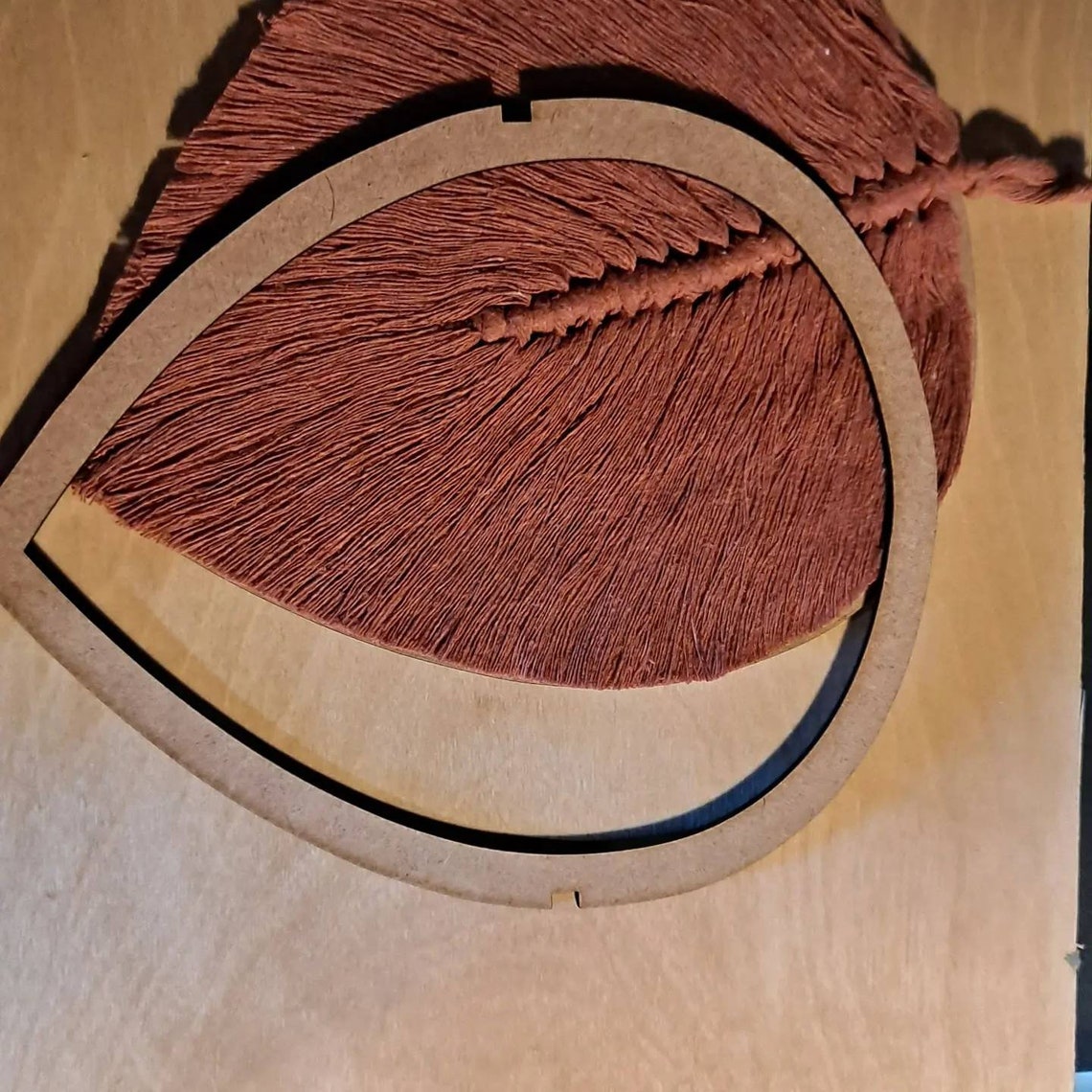 Macrame Feather/leaf Template/jig for Perfect Cutting and - Etsy