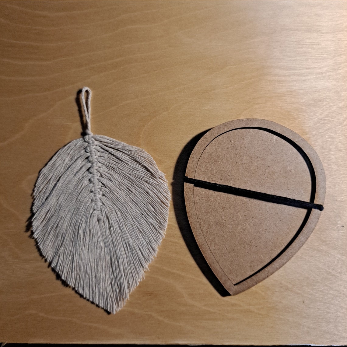 Macrame Feather/leaf Templates Set of 6 Wooden Templates All - Etsy