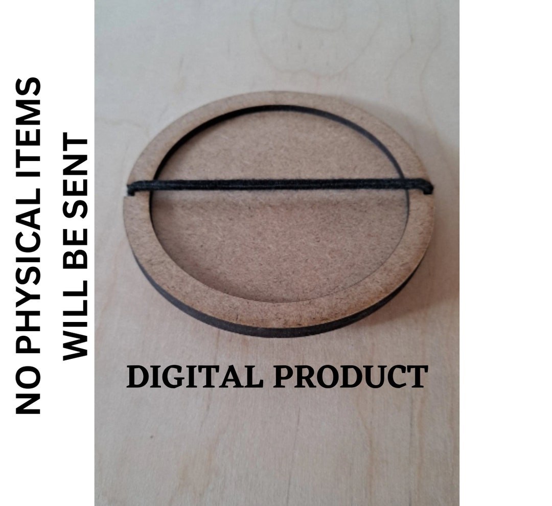 Macrame Coaster Template/jig SVG, PDF ,DXF File Digital Download - Etsy