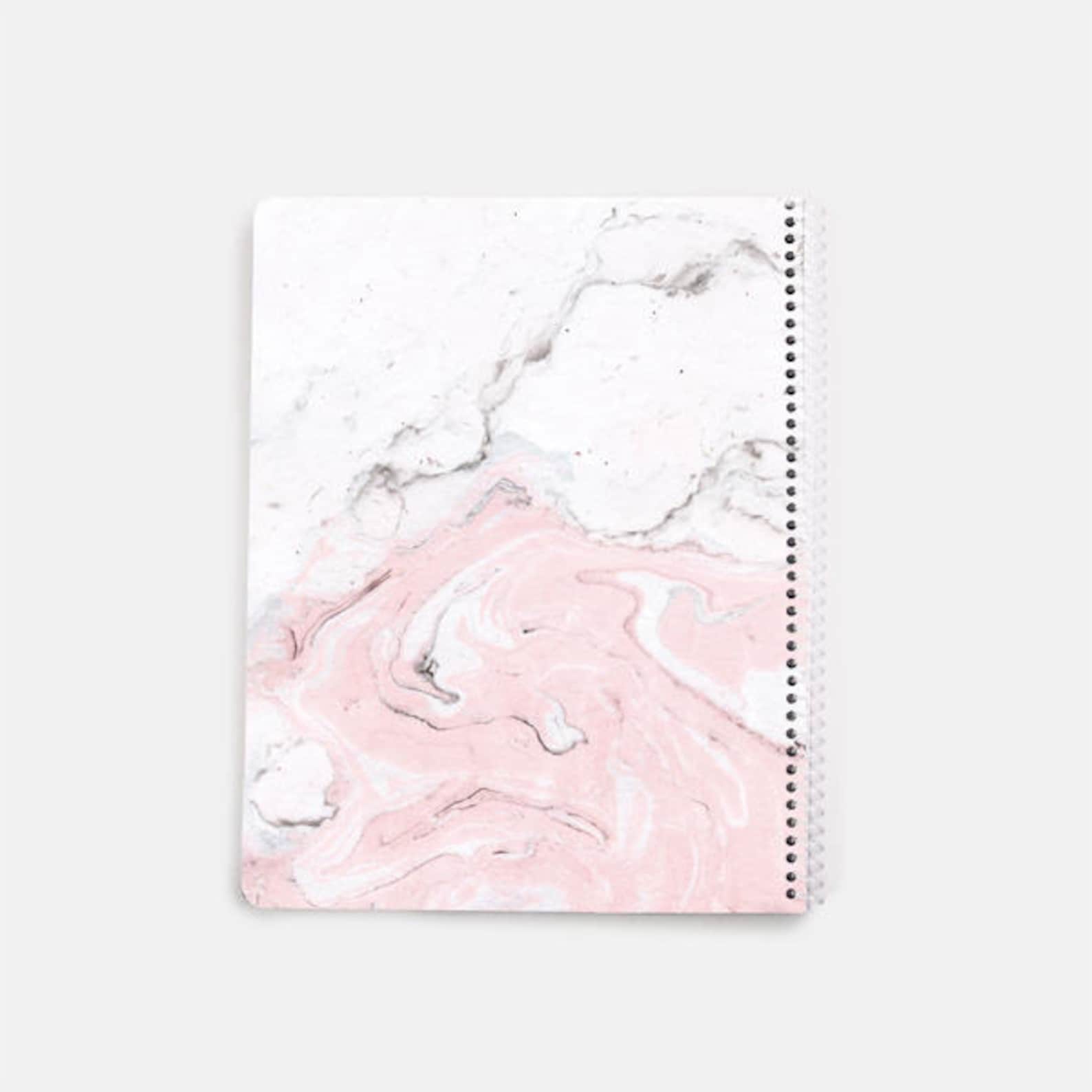 Personalized Notebook Cover Marble Notebook Monogram - Etsy