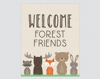 Forest Friends Party - Etsy