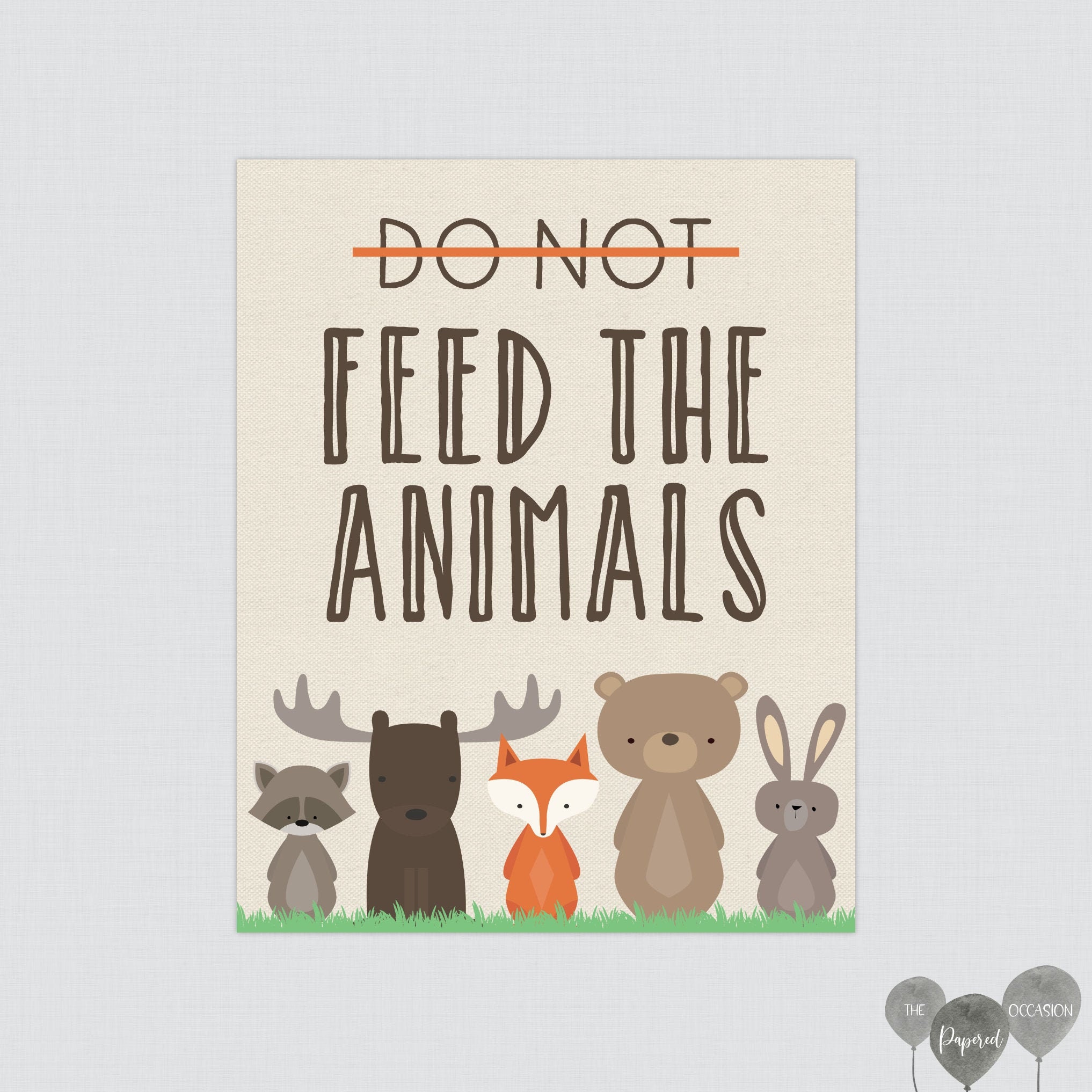 Do Feed the Animals - Etsy