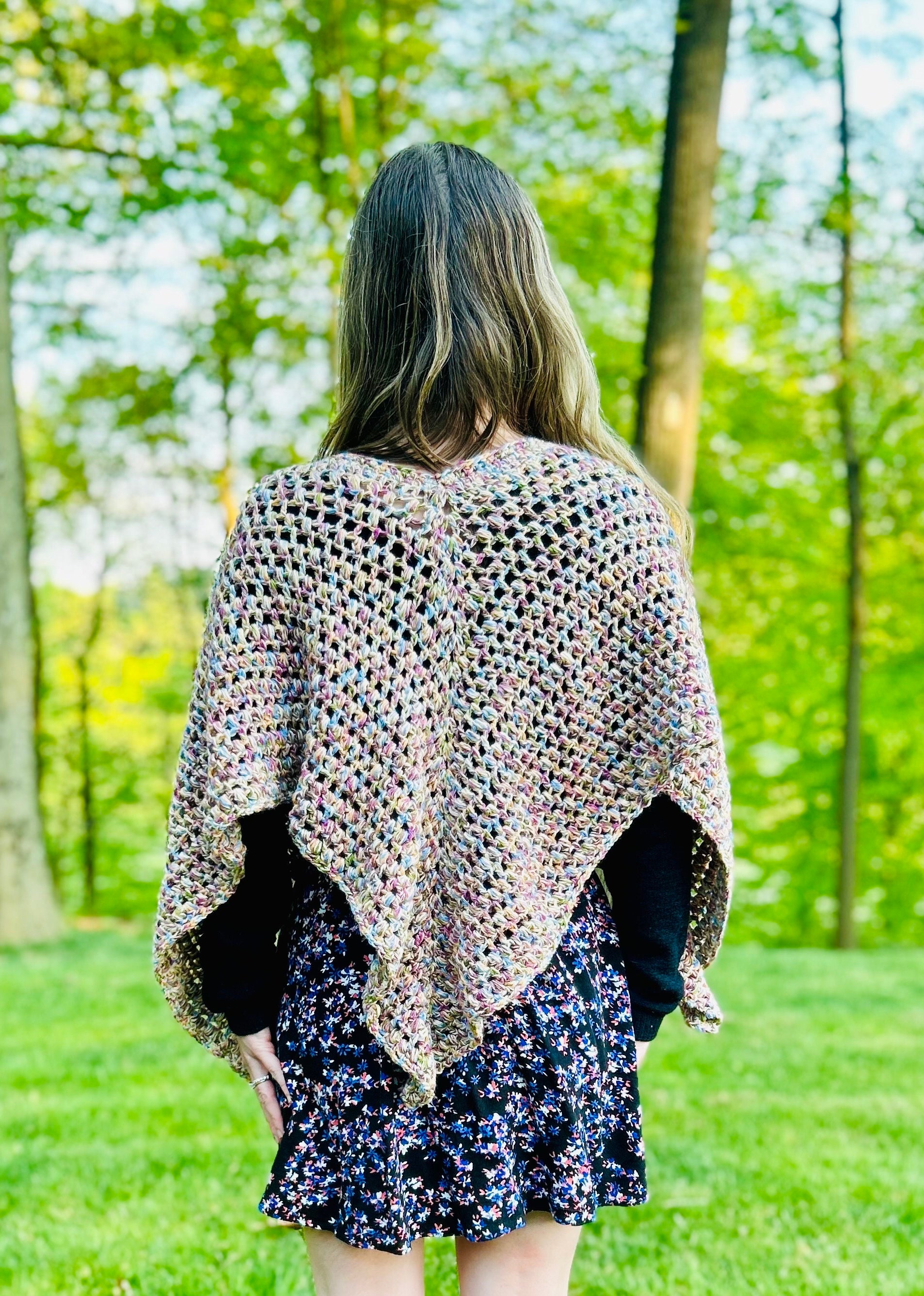 Beachy Cotton Poncho - Etsy