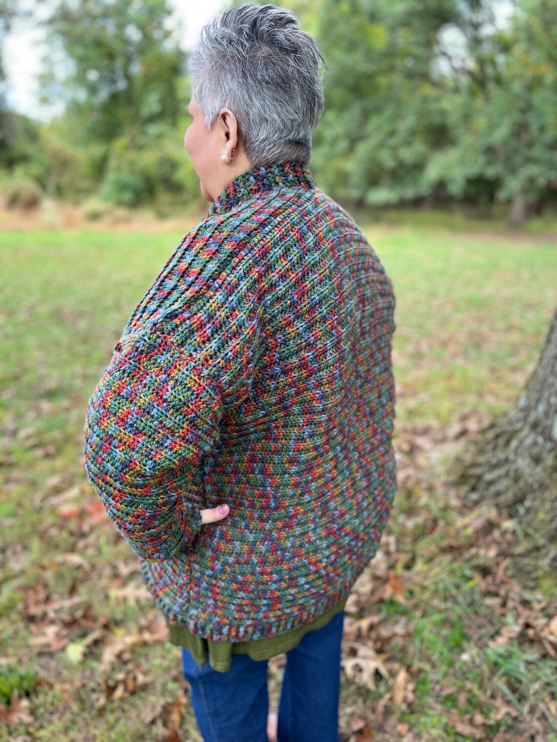 Plus Size Colors of Fall Cardigan - Etsy
