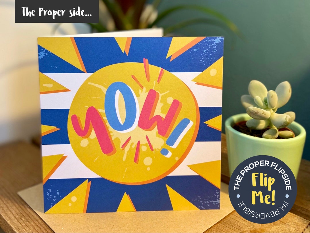 Proper Hello Card Reversible Cornish/english Greetings Card - Etsy UK