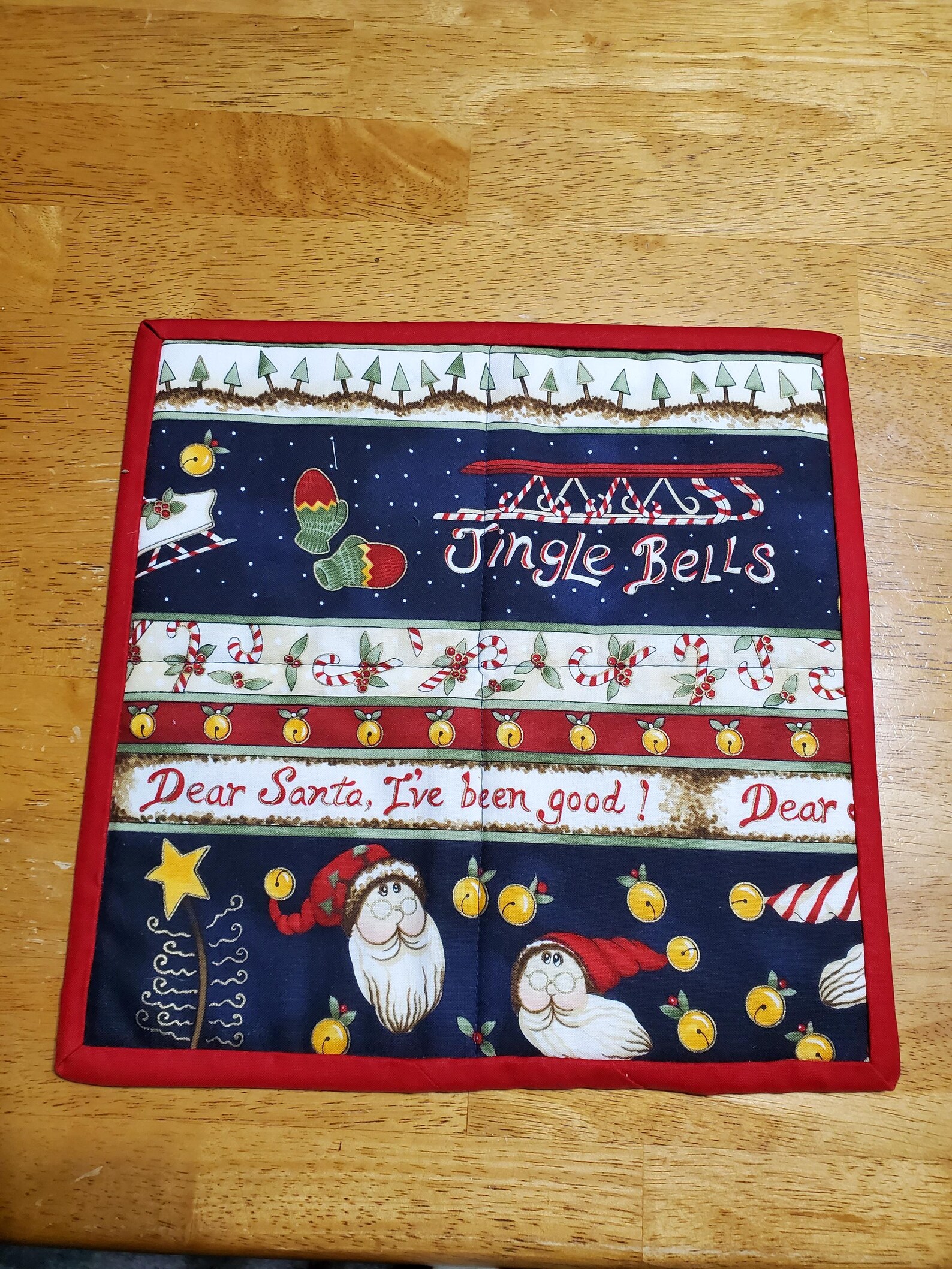 Embroidered Milk and Cookie Mat for Santa Christmas Eve, Handmade - Etsy