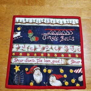 Embroidered Milk and Cookie Mat for Santa Christmas Eve, Handmade - Etsy