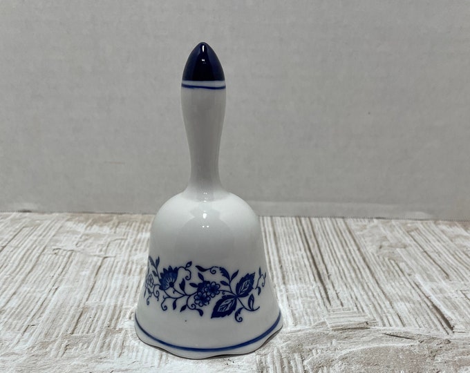 Blue White Porcelain Bell - Etsy