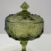 Fenton Covered Comport/compote Candy Dish Colonial Green - Etsy