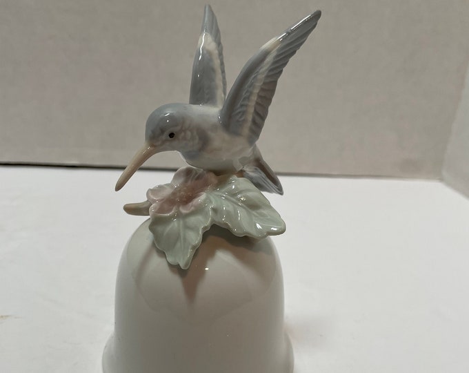 Porcelain Hummingbird Bell Pastel Colors OTA Giri - Etsy
