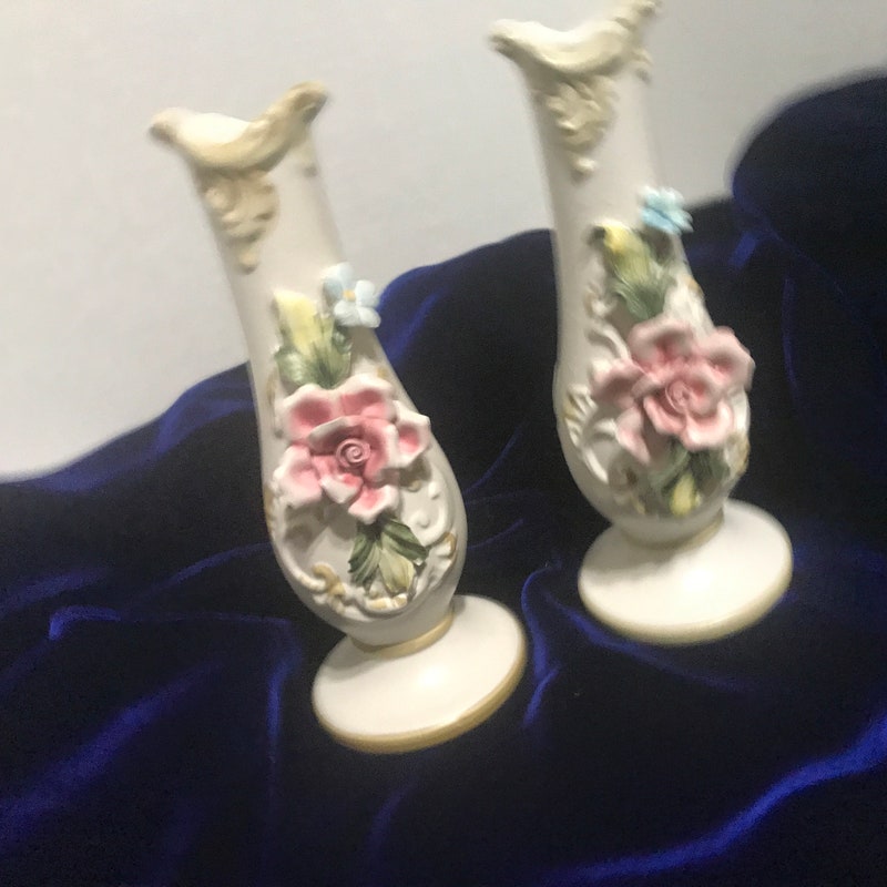 Capodimonte Vase - Etsy