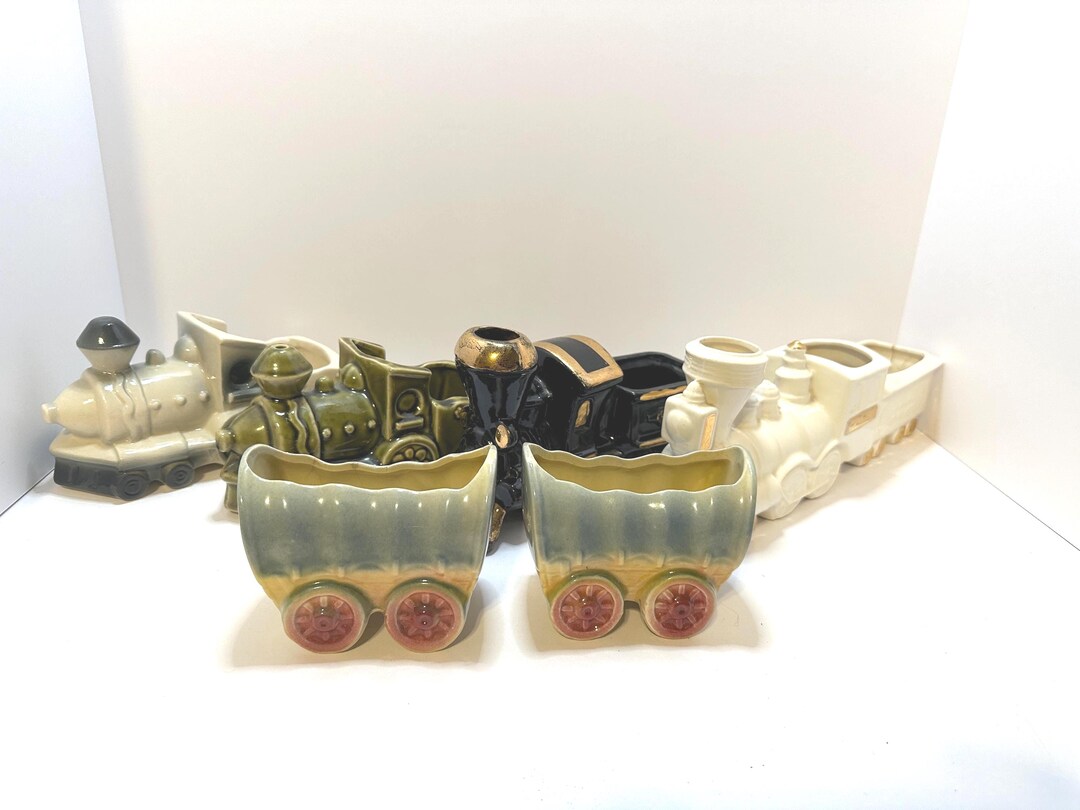 Choice Train Planters Covered Wagon Planters - Etsy