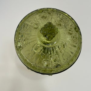 Fenton Covered Comport/compote Candy Dish Colonial Green - Etsy