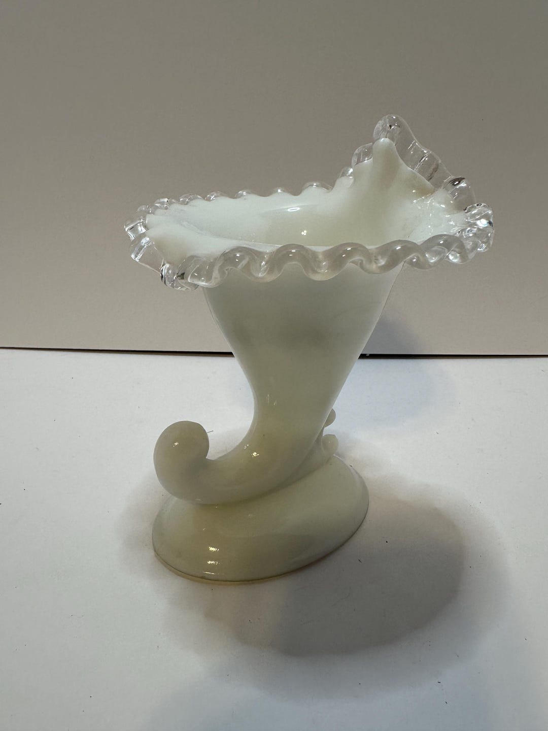 Fenton Silvercrest Cornucopia Candle Stick Holder or Vase - Etsy