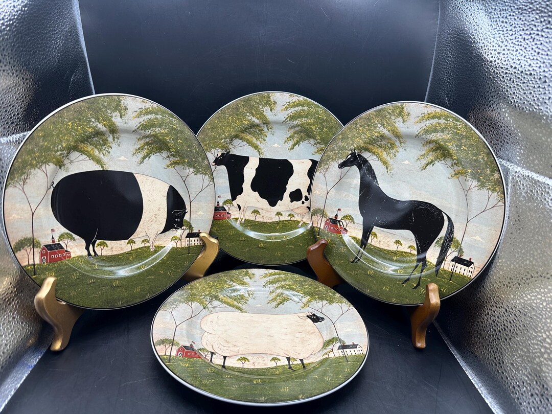 Animal Luncheon, Dessert or Salad Plates Animal Collection Warren ...