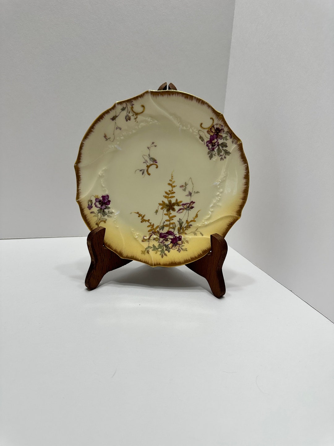 Limoges France Porcelain Plate Hand Painted Martin Freres and Brothers ...