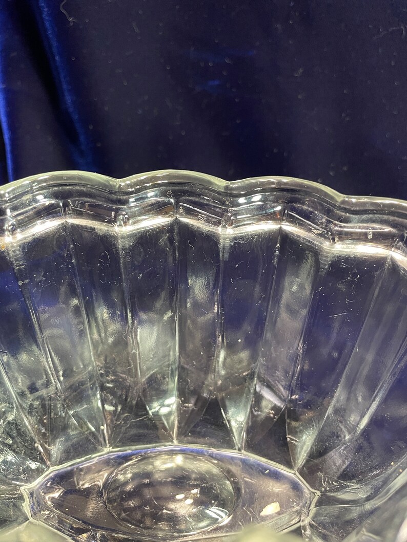 Vintage Glass Jelly Mold - Etsy