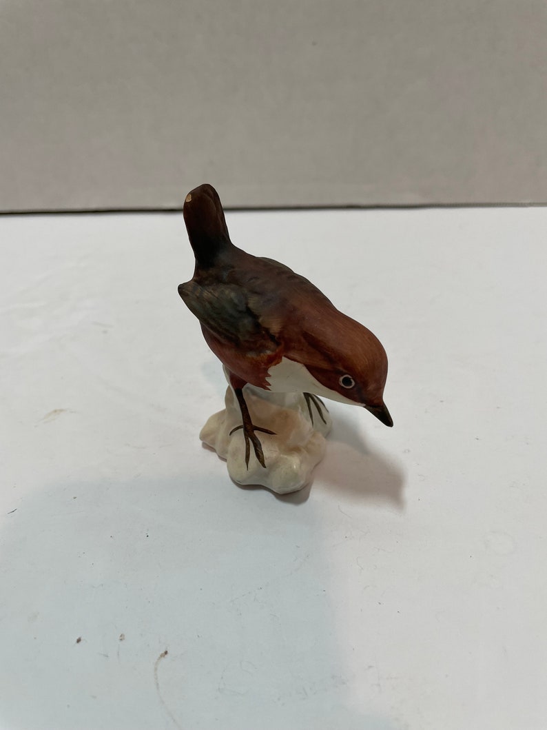 Goebel Bird Figurine Brown Robin Matte Finish 33742 | Etsy