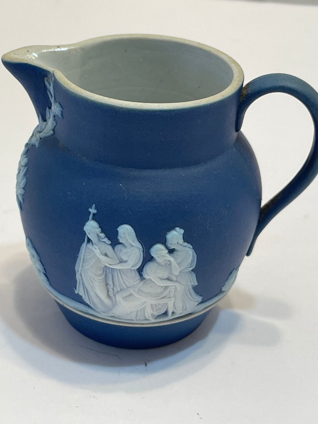 Wedgwood Dark Blue Pitcher Creamer - Etsy