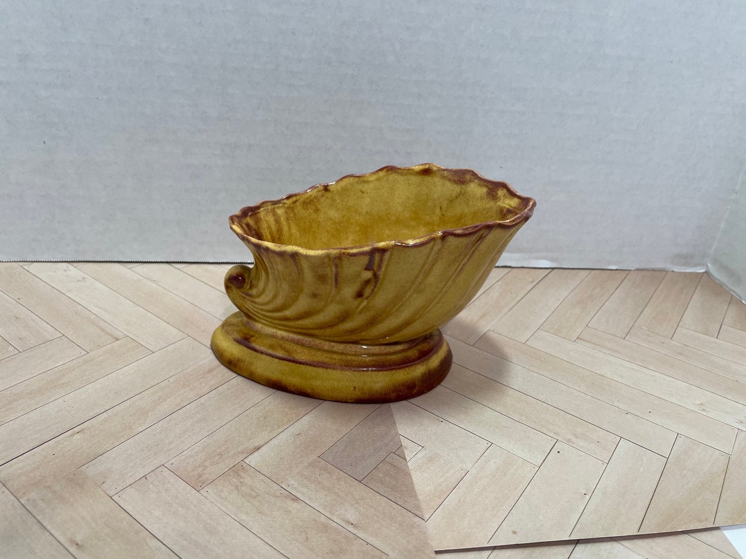 Cornucopia Planter California Pottery Mid Century Cornucopia Planter ...