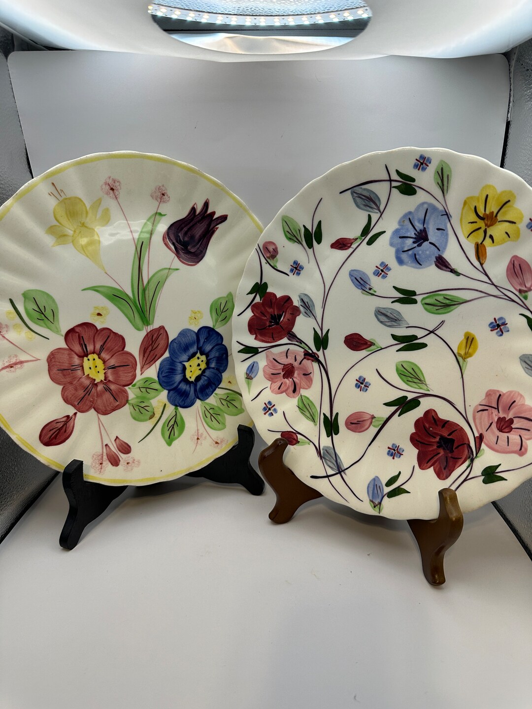 Southern Potteries Hand Painted Dinner Plates Choice Floral Designs - Etsy