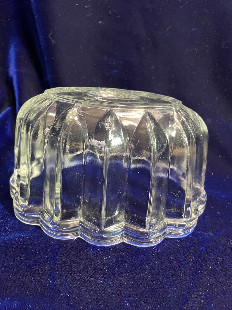 Vintage Glass Jelly Mold - Etsy