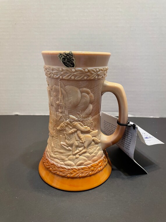 Fenton Chocolate Slag Mug Tan Slag Mug Bicentennial Mug - Etsy