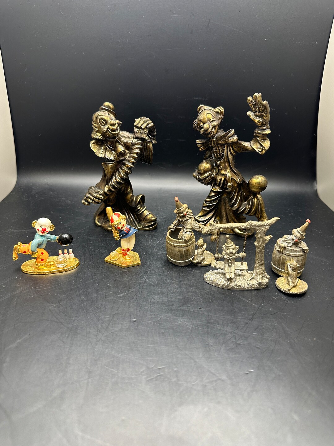 Pewter and Bronze Clowns Sold Seperately - Etsy