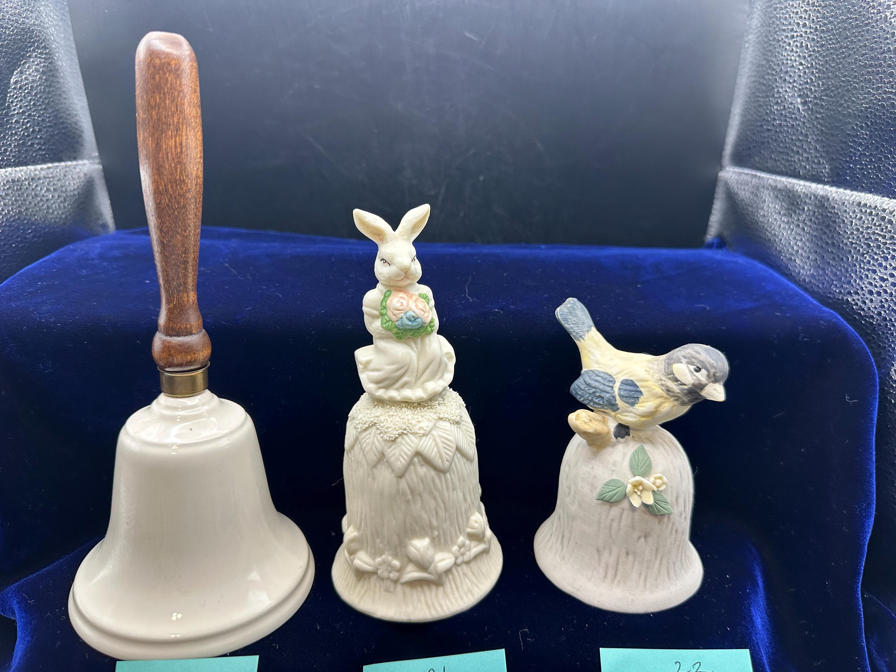 Hand Bells Ceramic Porcelain State Bells Your Choice - Etsy