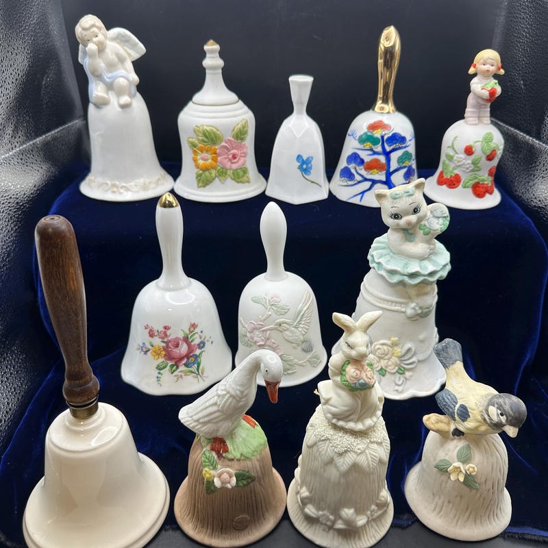 Vintage Handheld Bells - Etsy