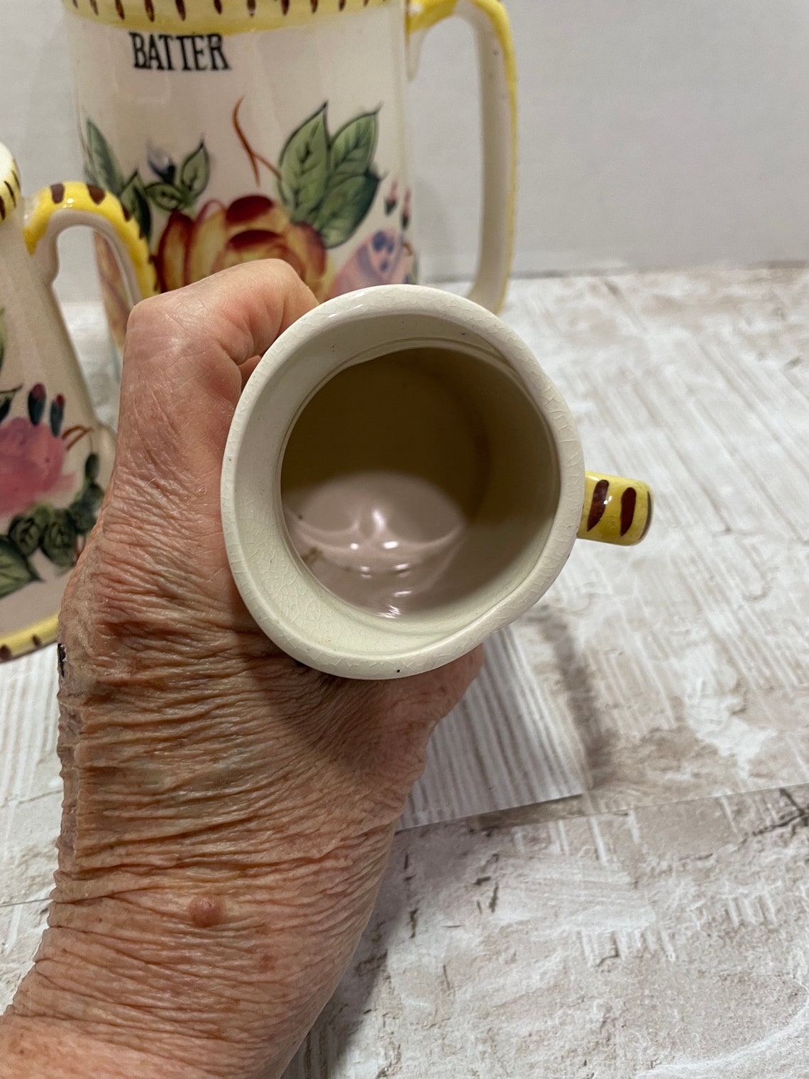 Batter Syrup Butter Pitchers Vintage Made in Japan 1940's | Etsy