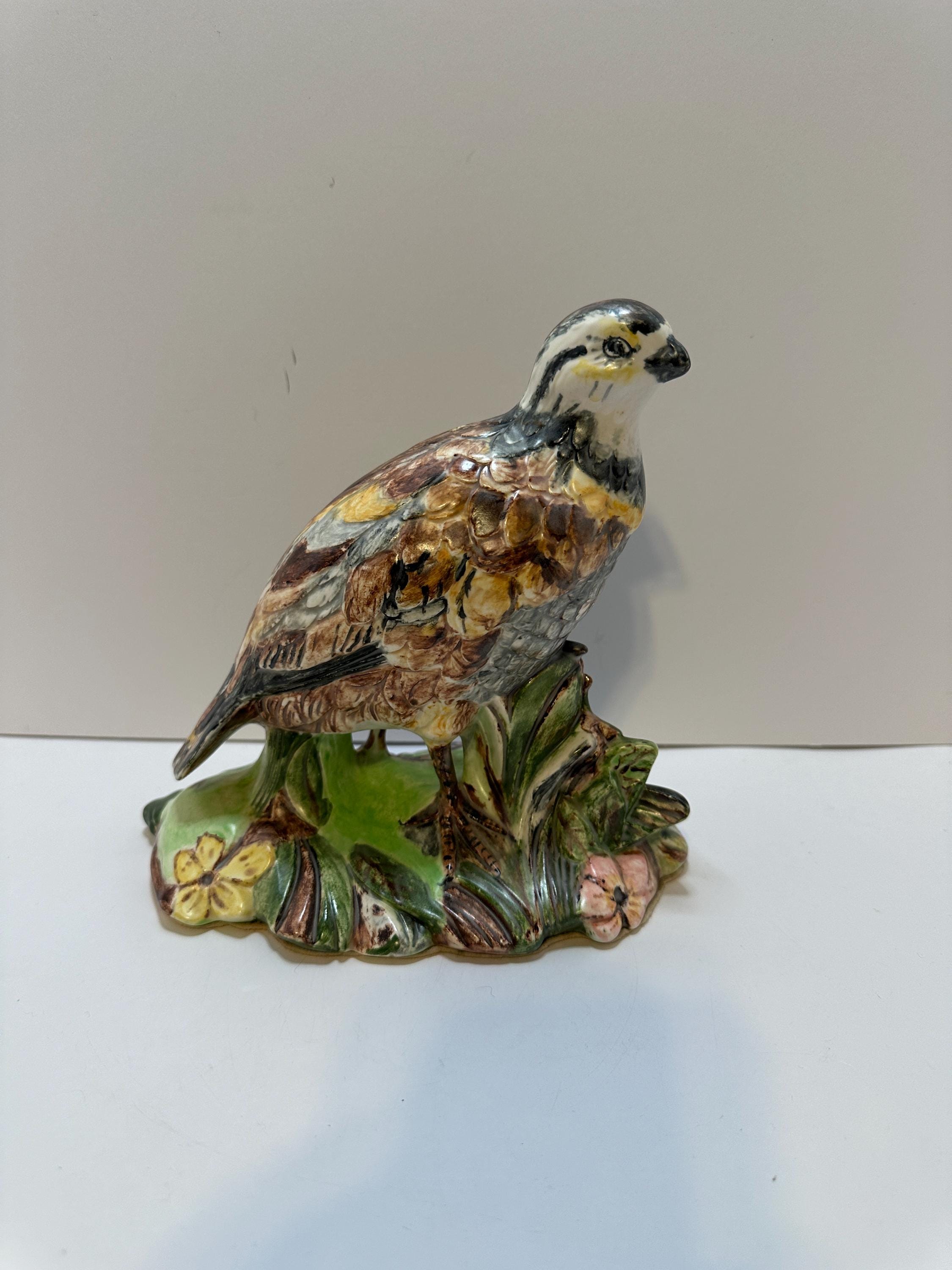 Quail Figurine Hand Painted Holland Mold Nellie Boyle 1996 - Etsy