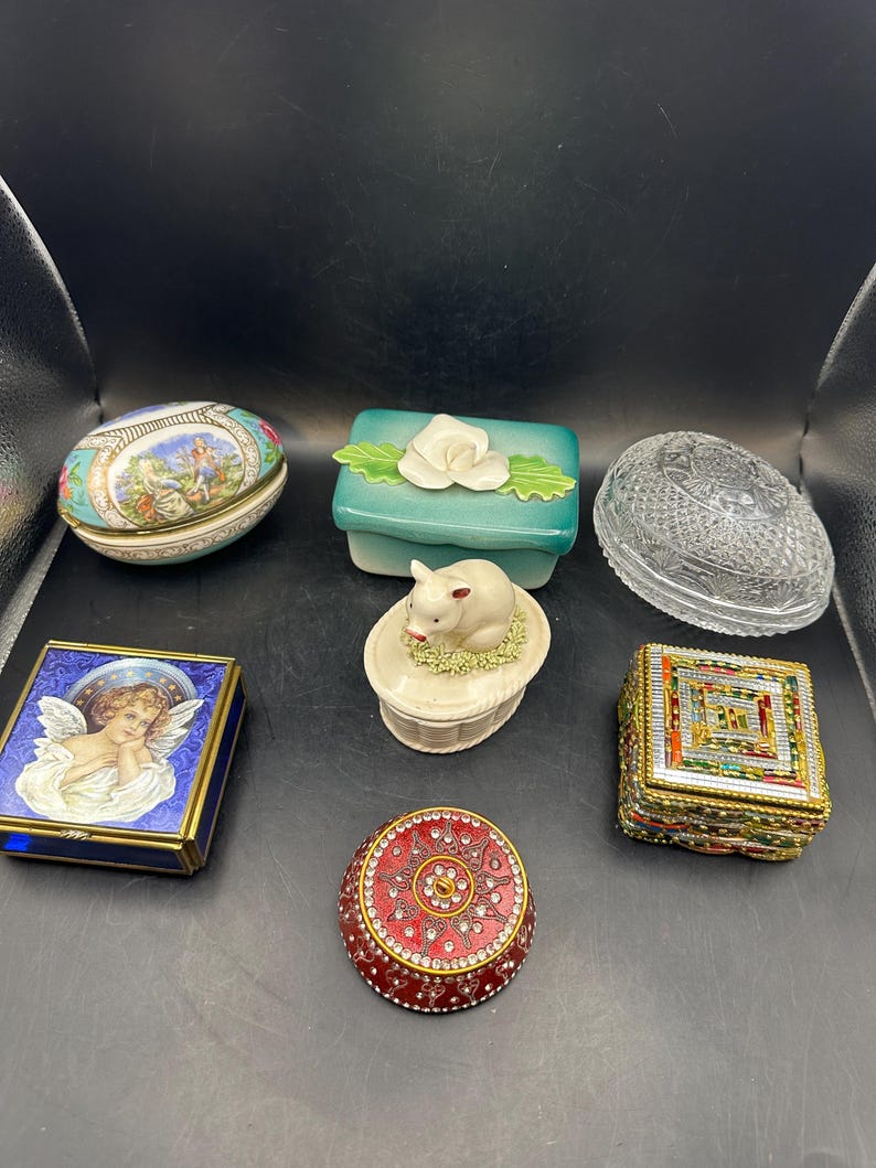 Assorted Trinket Boxes Your Choice - Etsy