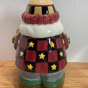 Woodland Santa Cookie Jar Debbie Mumm - Etsy