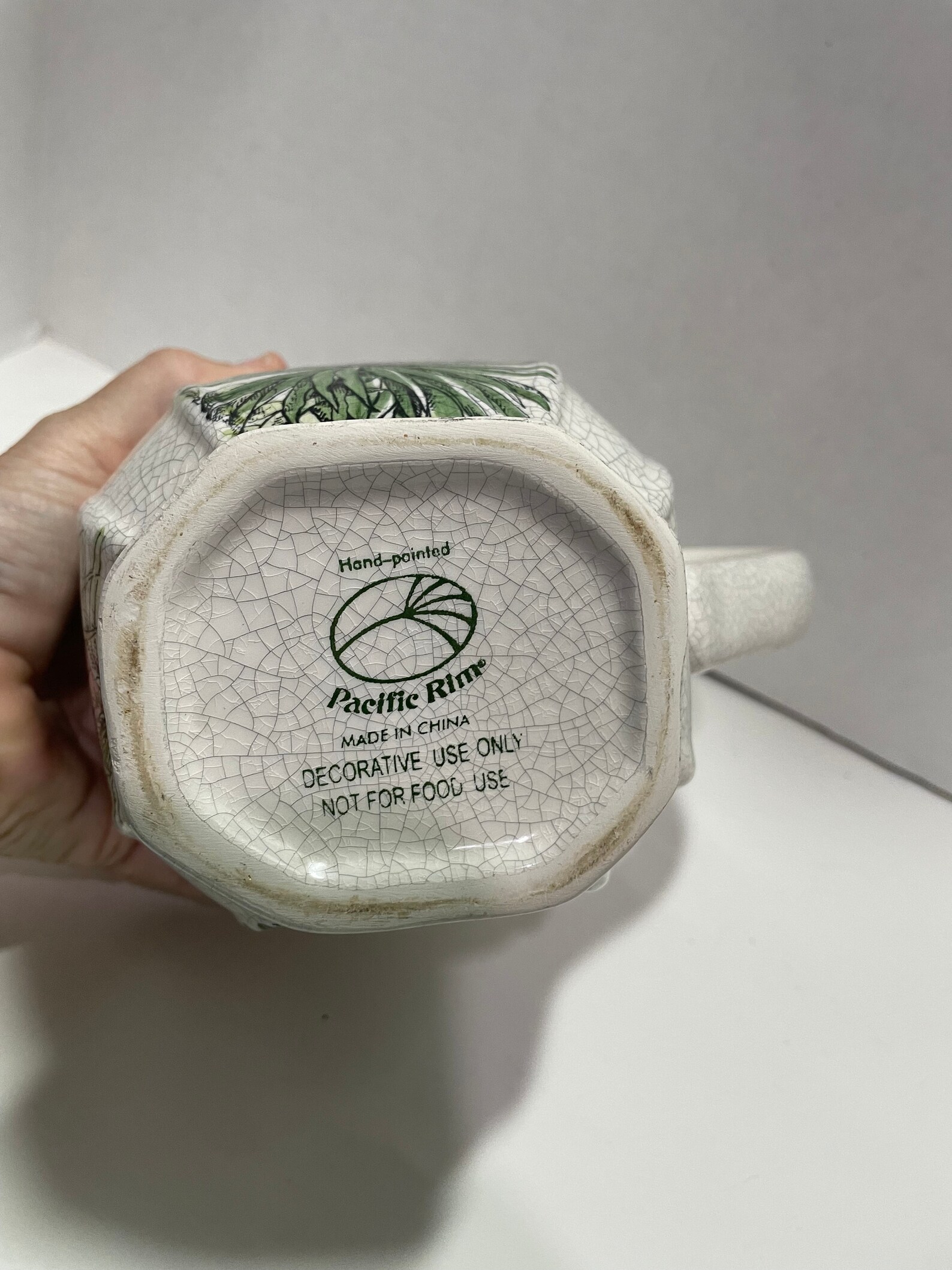 Parrot Pitcher Hand Painted Pacific Rim Not for Food Use | Etsy