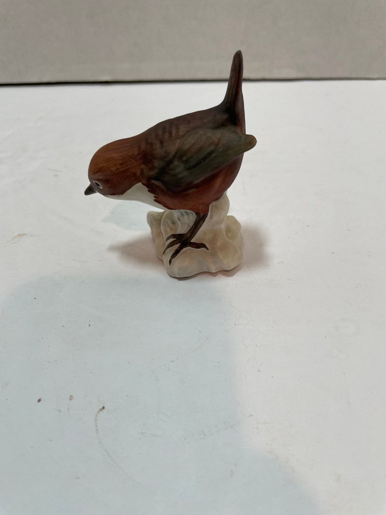 Goebel Bird Figurine Brown Robin Matte Finish 33742 | Etsy