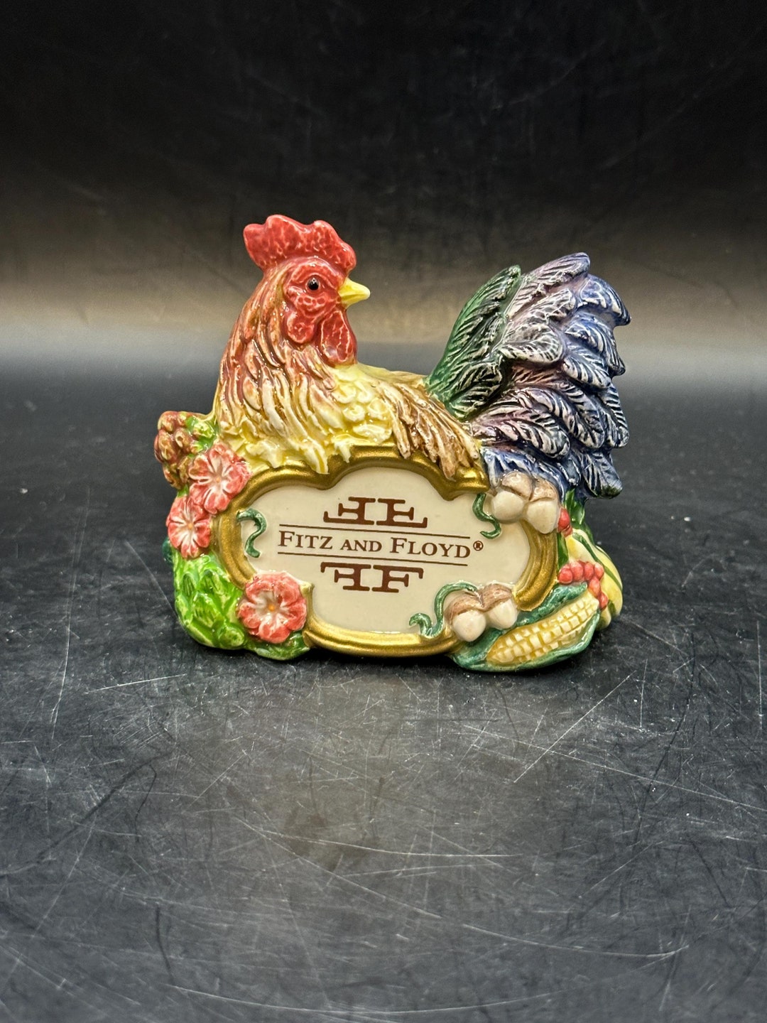 Fitz and Floyd Small Rooster Fitz and Floyd Display Sign - Etsy