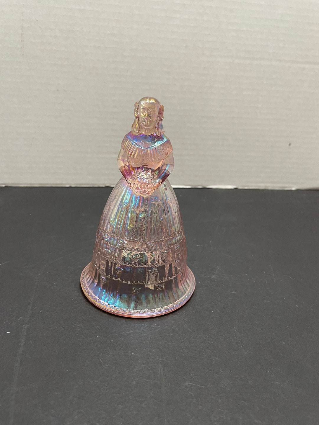 Imperial Glass Bell Pink Iridescent Bridesmaid Bell - Etsy