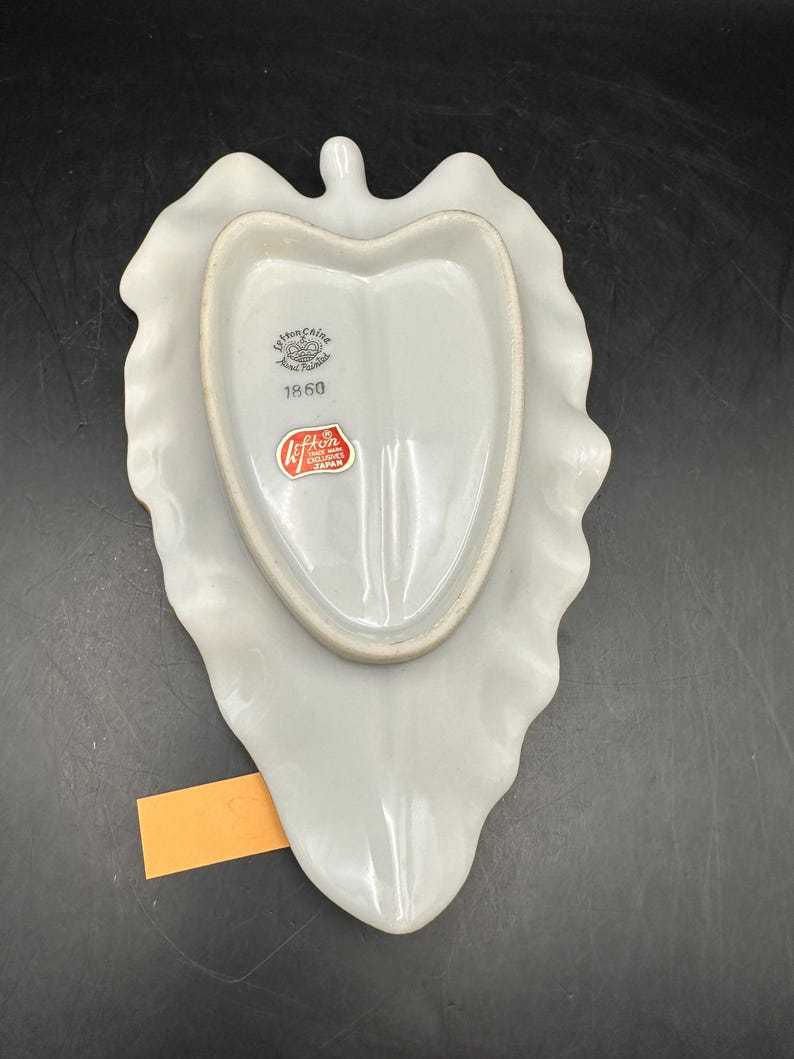Lefton Hand Painted Leaf Trays #1860 Servers, Trinkets Candy, Mints ...