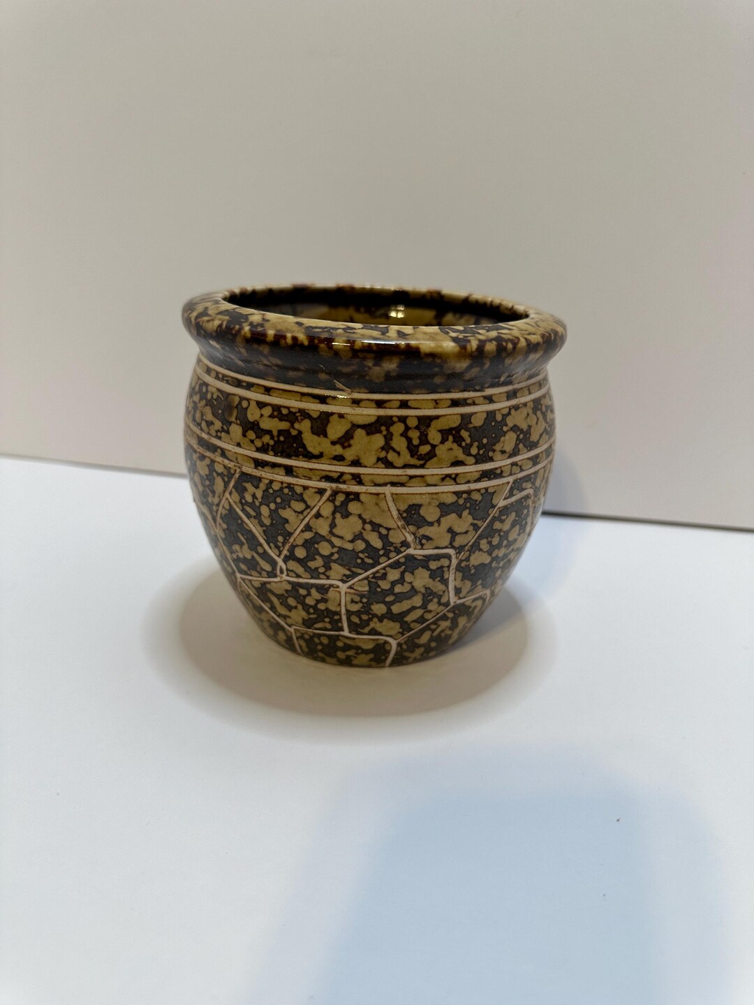 Planter Tortoise Shell Look Planter Made in Vietnam - Etsy