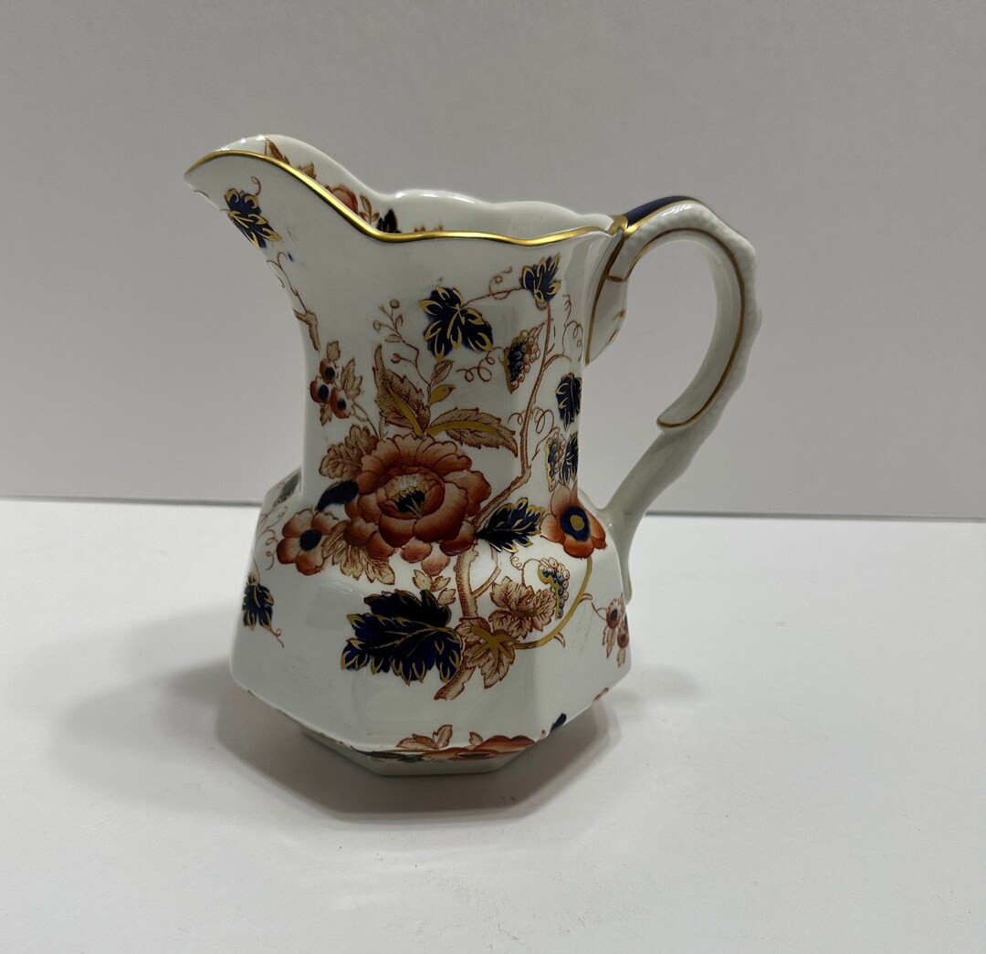 Enoch Wedgwood Tunstall LTD Old Castle Pitcher - Etsy