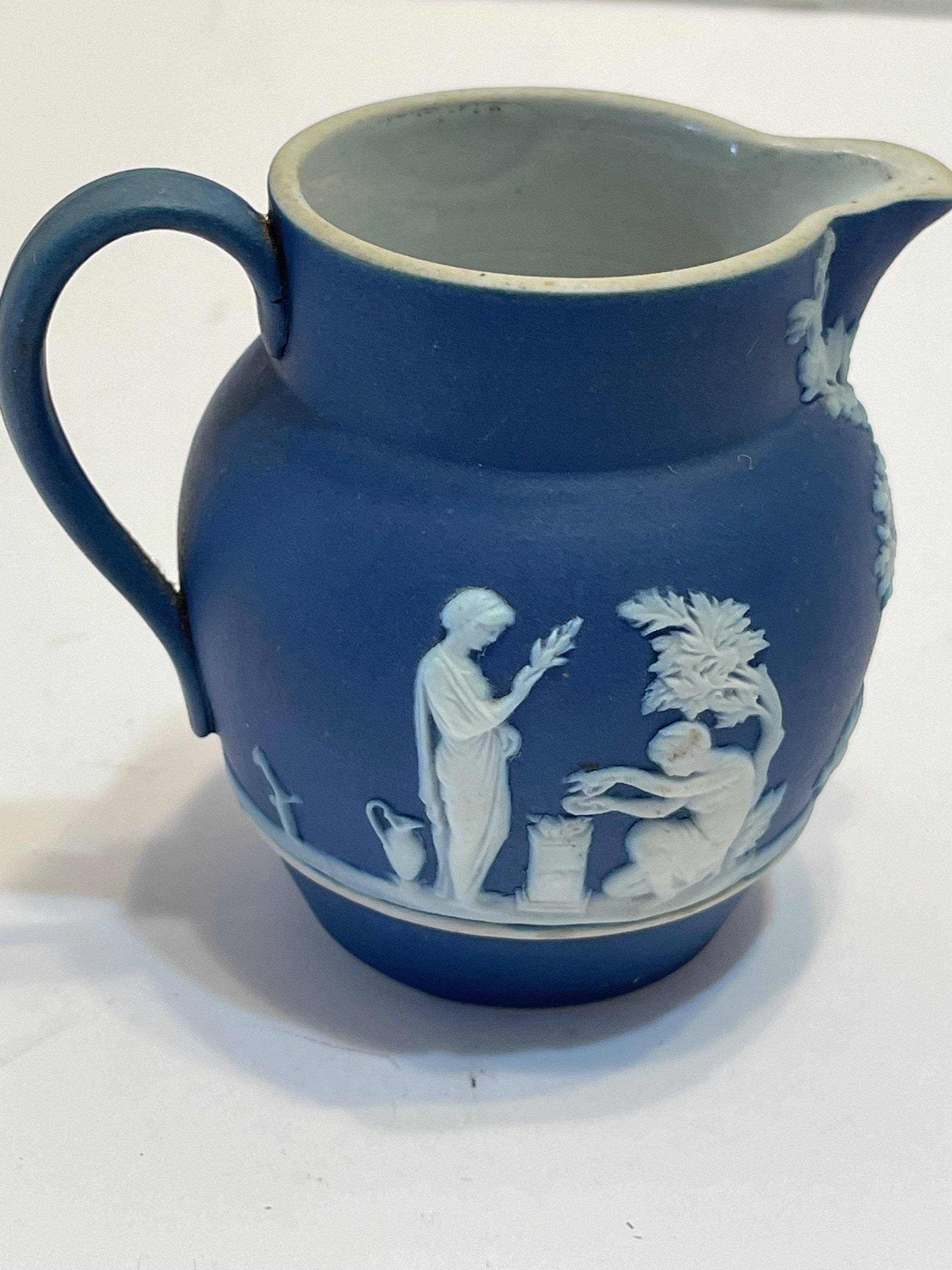 Wedgwood Dark Blue Pitcher Creamer - Etsy