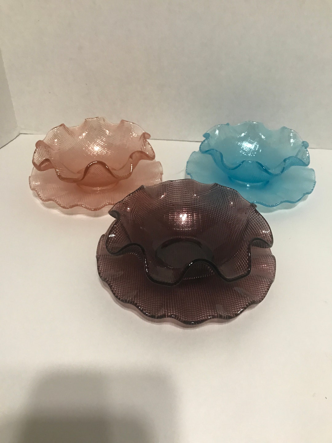 Dessert Dish Set Set of 3 Colony COL 4 Dessert Set Bowls and ...