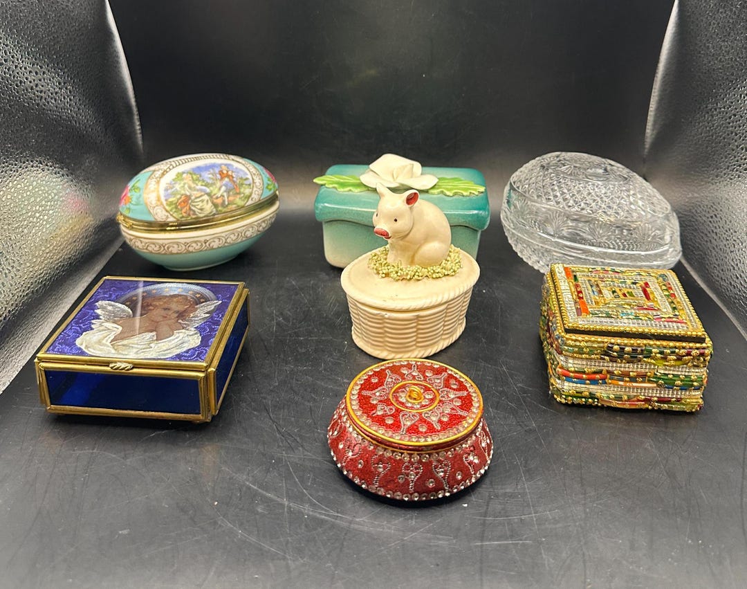 Assorted Trinket Boxes Your Choice - Etsy