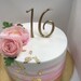 SWEET 16 GOLD Cake Topper 16th Birthday Cake Topper - Etsy
