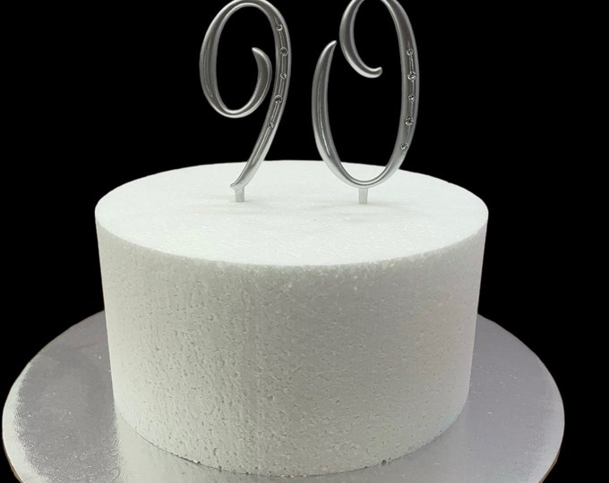 90th Birthday or Anniversary Cake Topper Cake Decoration - Etsy
