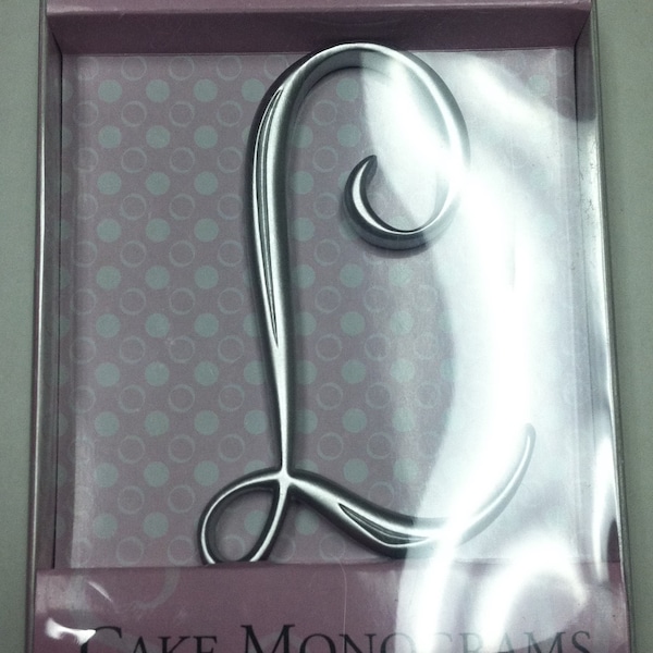 Letter L Cake Topper - Etsy