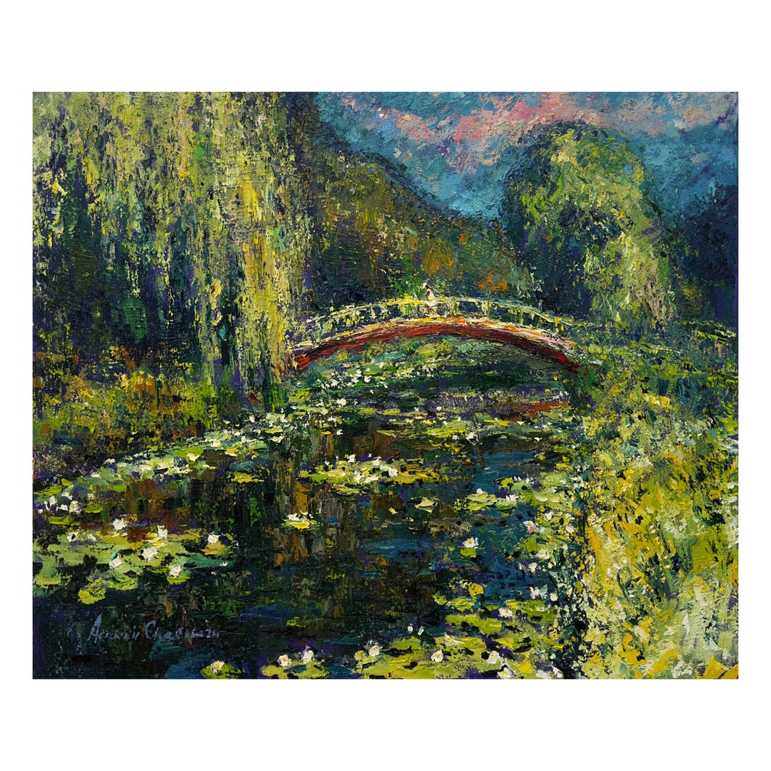 Impressionist Original Oil Painting by European Artist Andrii Chebotaru ...
