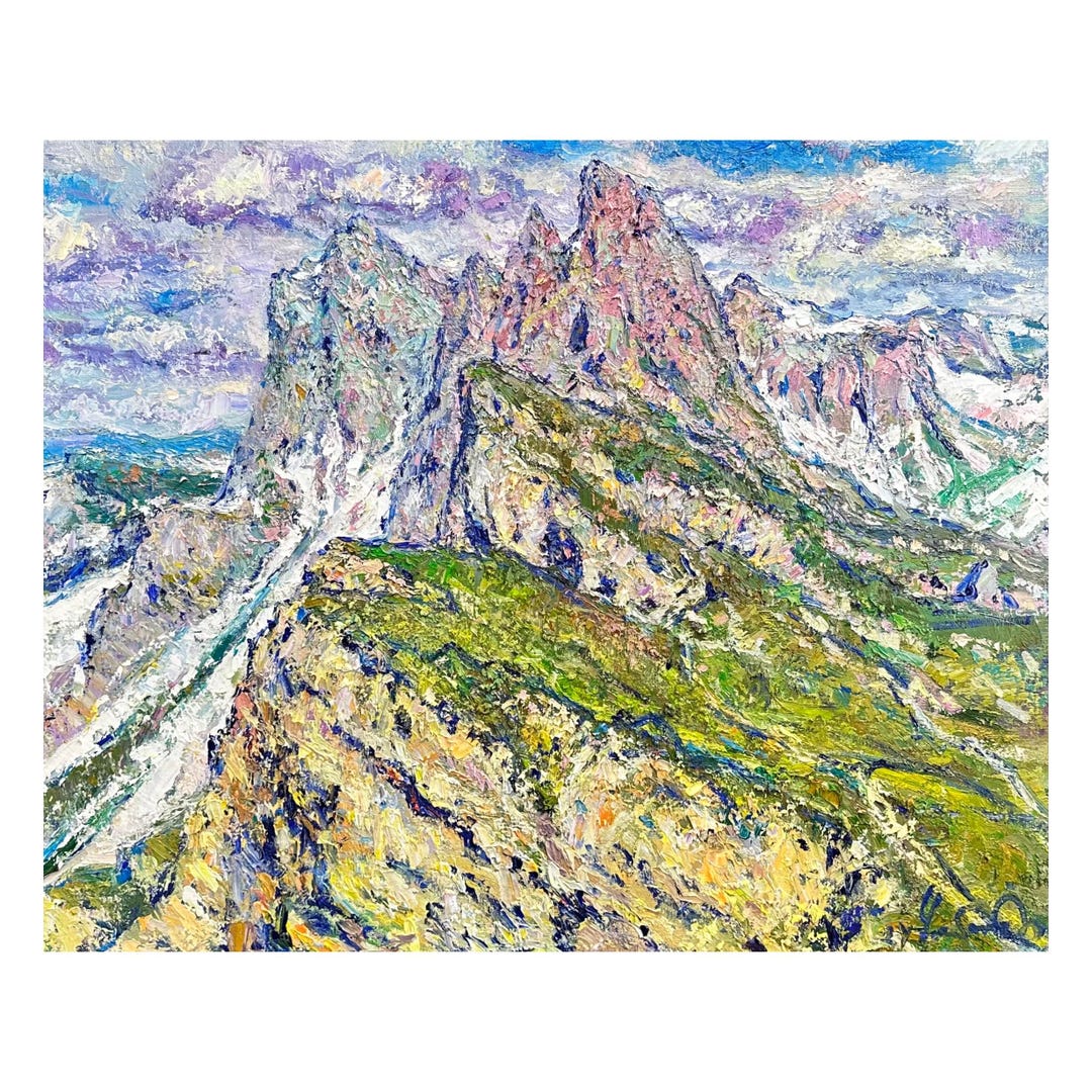 Impressionist Original Oil Painting on Canvas by European Artist Andrii ...